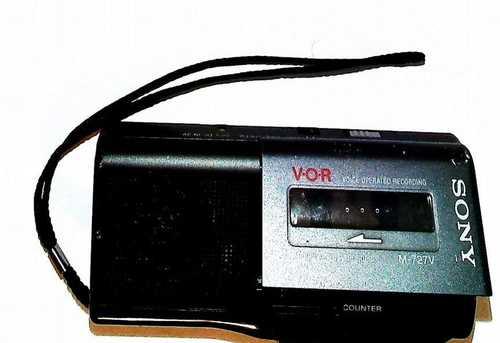 Диктофон кассетный Sony M-727v