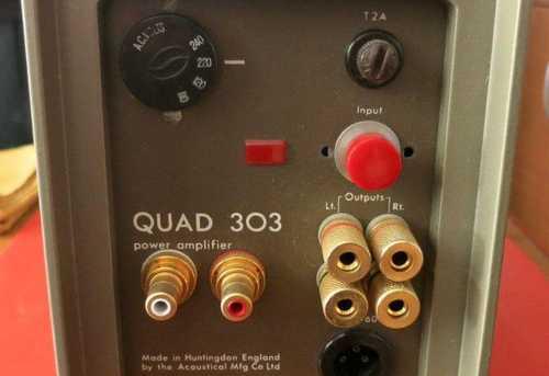 Quad 303 усилитель мощности + пассивный пред