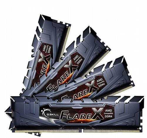 Оперативная память DDR4 G.Skill FlareX 3200c14 32G