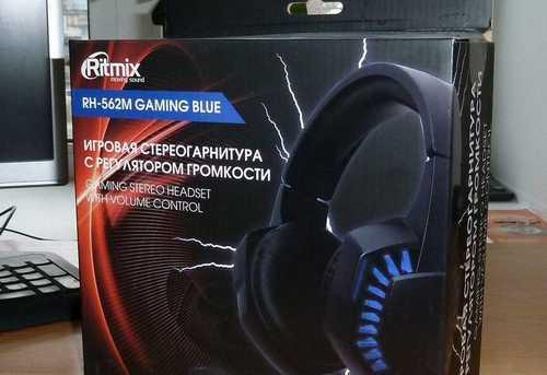 Игровая стереогарнитура Ritmix-RH562M Gaming Blue