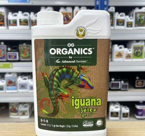 Удобрение AN Iguana Juice Organic Grow 1л