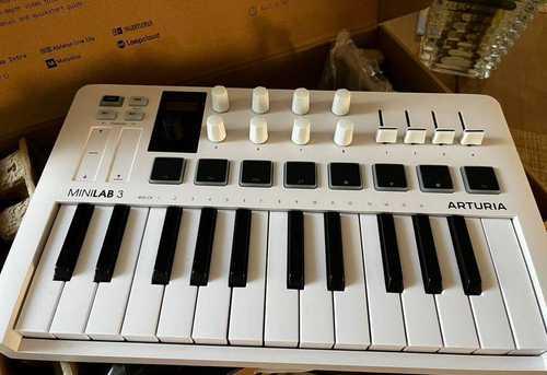 Midi клавиатура Arturia MiniLab 3 White