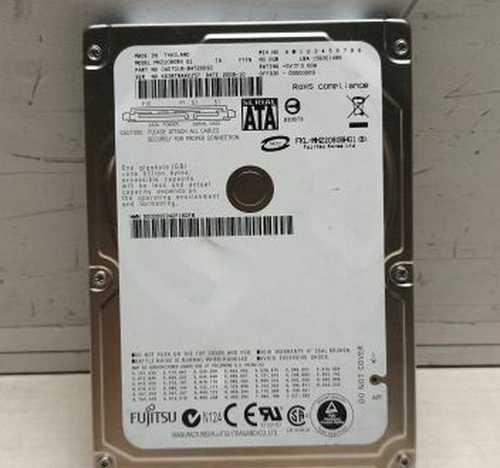 Жесткий диск 2.5" 80Gb SATA Fujitsu MHZ2080BH