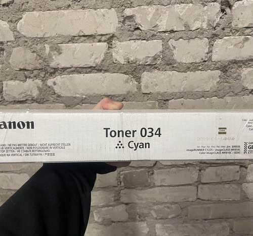 Toner 034 Canon Cyan