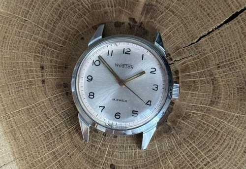 Восток Краб - серебристые наручные часы СССР