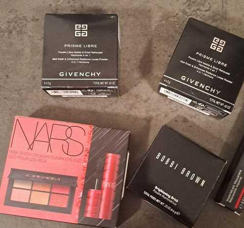 Косметика декоративная Givenchy,Nars,Bobby Brown