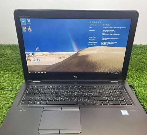 Ноутбук HP Zbook 15U G3 - i7/16gb/256ssd