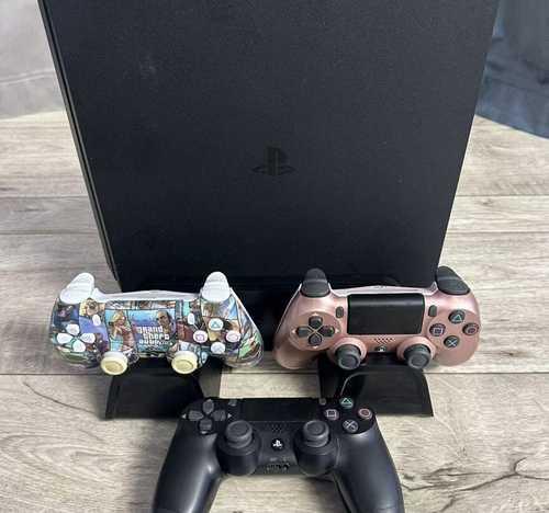 Sony playstation 4 slim 1tb 3 геймпада