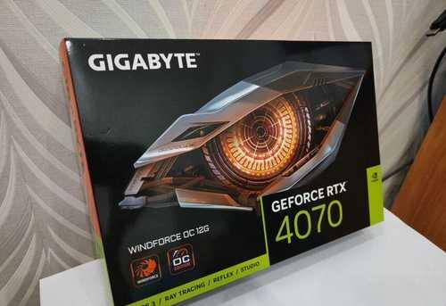 Видеокарта Gigabyte GeForce RTX 4070 12GB (новая)
