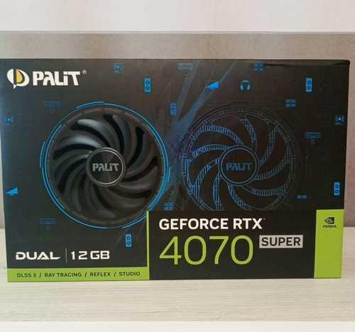 Видеокарта Palit RTX4070 Super Dual 12GB