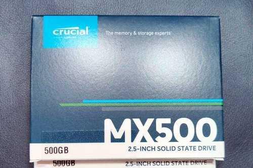 SSD Crucial MX500 500 GB 2.5 дюйма, новый