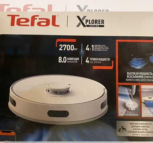 Робот пылесос Tefal X-plorer serie 75 S