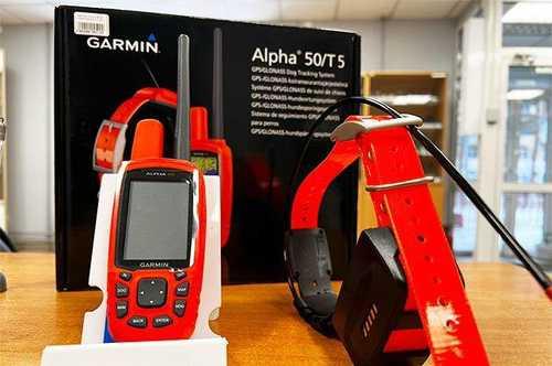 Навигатор garmin alpha 50 + ошейник T5 RUS