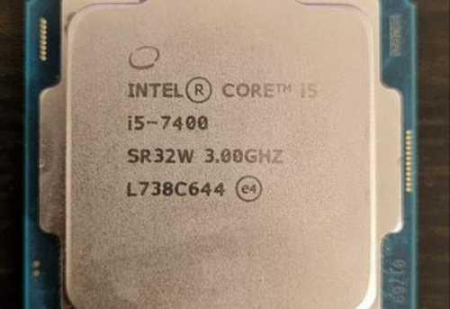 Процессор intel Core i5 7400