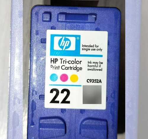 Картридж HP 22 C9352AE Оригинал