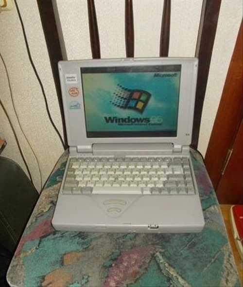 Ноутбук 486.Раритет 1995 г.,рабочий пр-во США