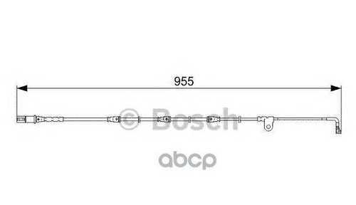 Датчик износа колодок передний 34356789502 E70