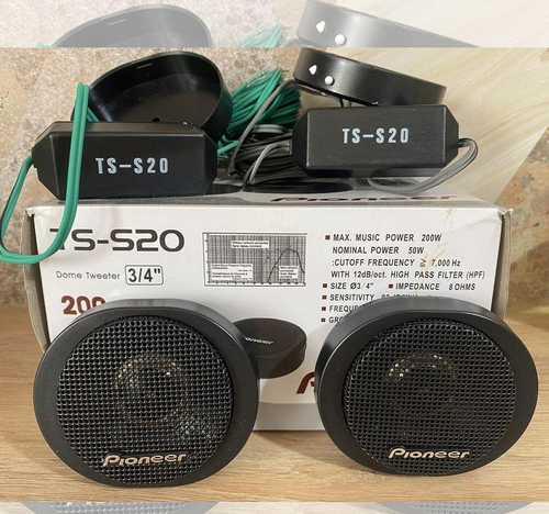 Твитеры pioneer ts-s20 пищалки автомобильные