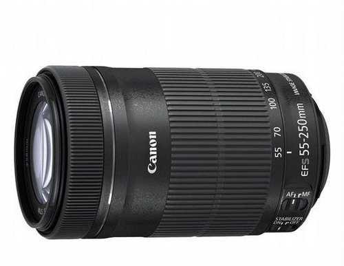 Canon EF-S 55-250mm f/4-5.6 IS STM + салфетка