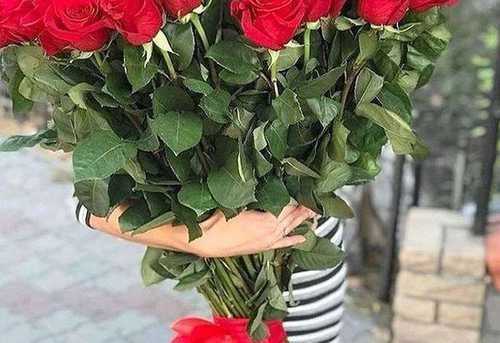 Высокие розы Доставка цветов
