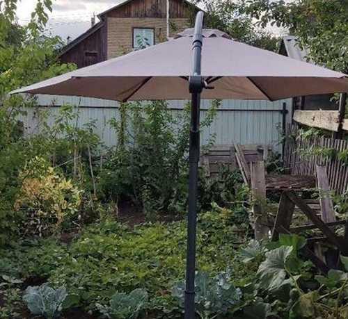 Зонт садовый большой бу
