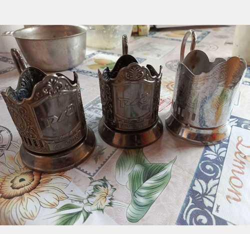 Подстаканники ржд СССР