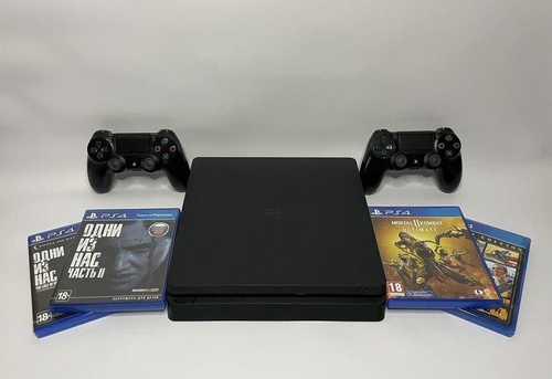 Sony playstation 4 slim 1tb с играми