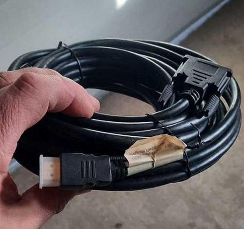 Кабель hdmi dvi 10 метров