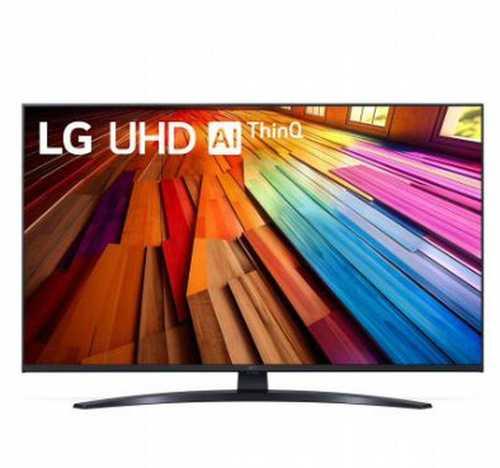 Телевизор LG 43UT81006LA.arub, черный