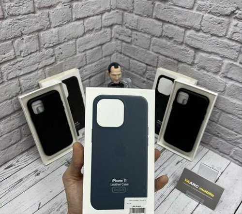 Чехол кожаный iPhone 11 с MagSafe