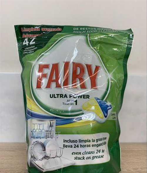 Капсулы для п/п fairy Ultra Power 42 шт