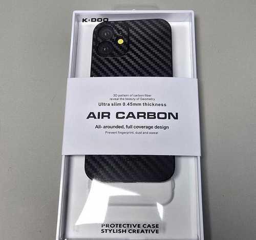 Чехол на iPhone 12 mini новый Air Carbon