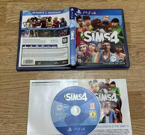 Диск на PS4 PS5 Sims 4 в хорошеем состоянии