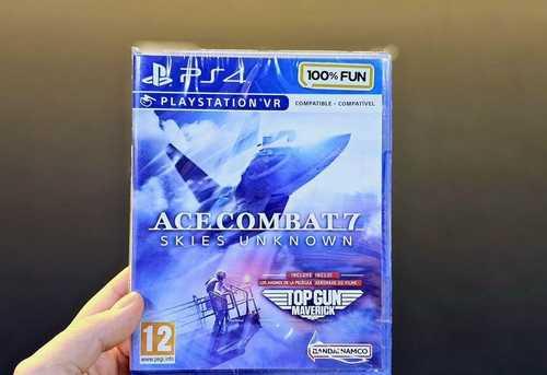 Новый диск ps4 ps5 Ace Combat 7, русская версия