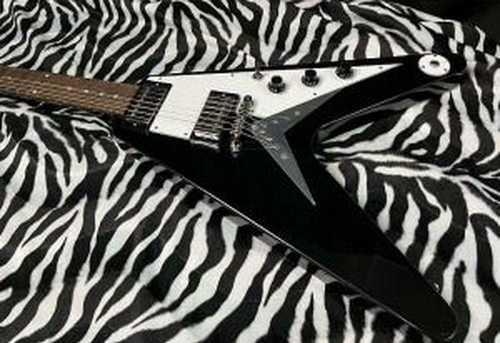 Электрогитара 2023 Epiphone Flying V Ebony 6.65lbs