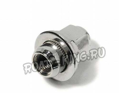 Колесная гайка с шайбой М12х1,25, Хром, 1 шт