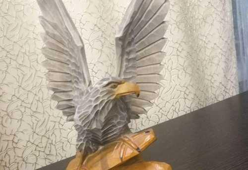 Статуэтка орёл из дерева, СССР