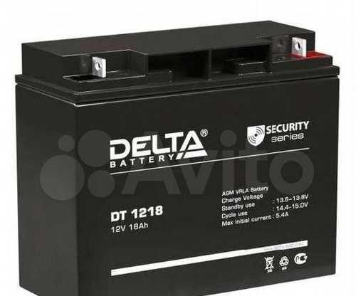 Аккумуляторная батарея delta Battery DT 1218 18 А