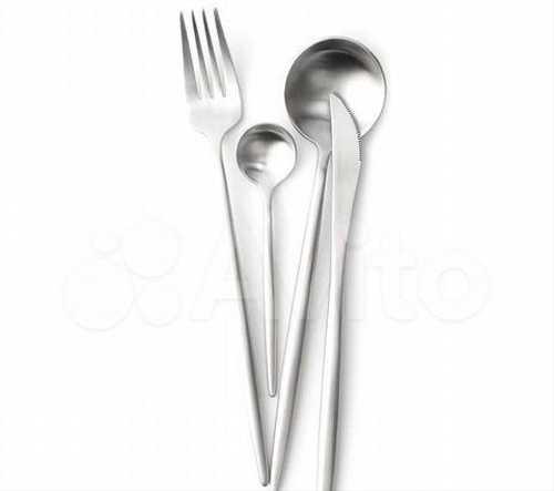 Набор столовых приборов Maison Maxx Stainless Steel Modern Flatware Set Silver
