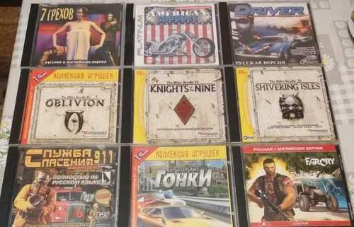 Старые компьютерные игры на 44-х дисках