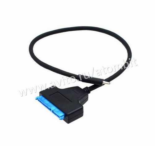 Кабель-адаптер USB 3.1 CM (type C) ) SATA 7+15pin