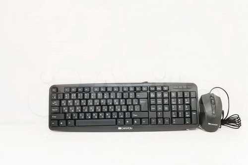 Комплект клавиатура и мышь Canyon (USB)