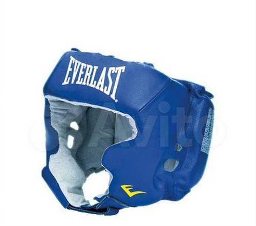 Шлем с защитой щек Everlast USA Boxing Cheek M синий