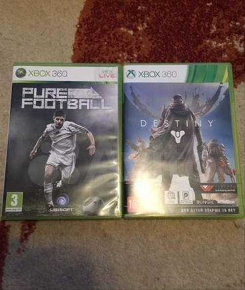 Игры от xbox360 (destiny, pure football)