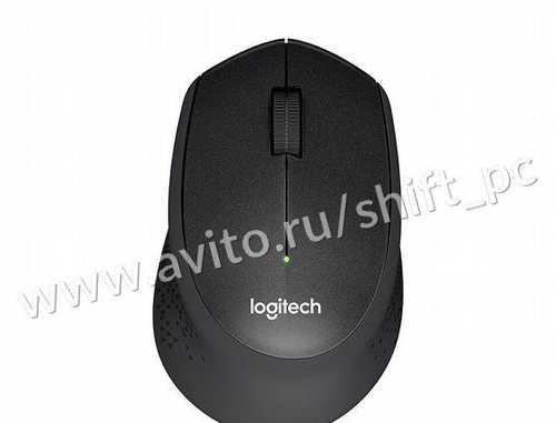 Беспроводная мышь Logitech M330 silent plus, черны