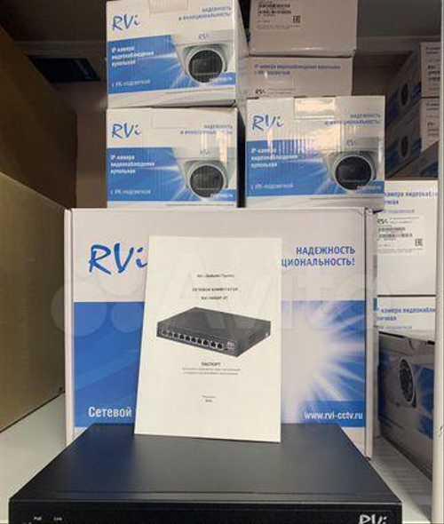 Сетевой POE коммутатор RVi-1NS08F-2T (1G) 8 портов