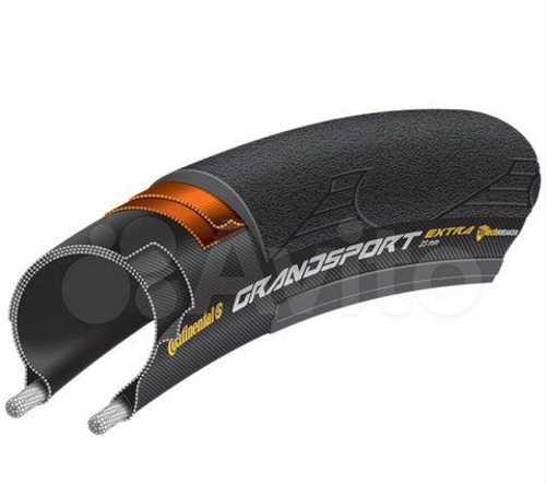 Покрышка Continental Grand Sport Race 700 x 23C PureGrip Compound NyTech Breaker 3/180 TPI, SL