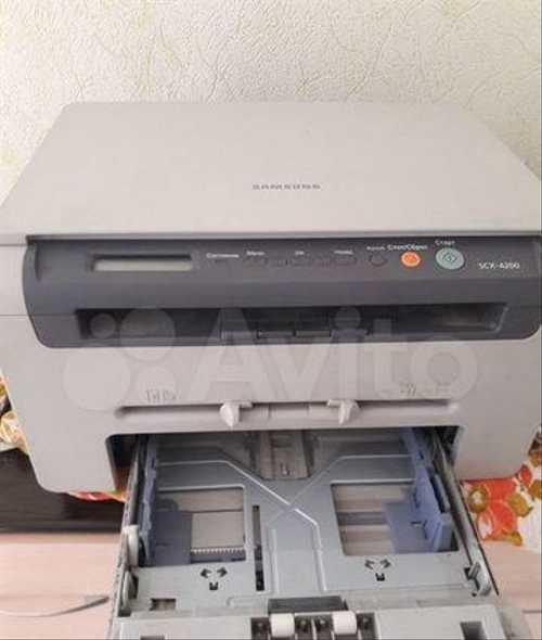 Принтер лаз ч/б б/у samsung scx-4200