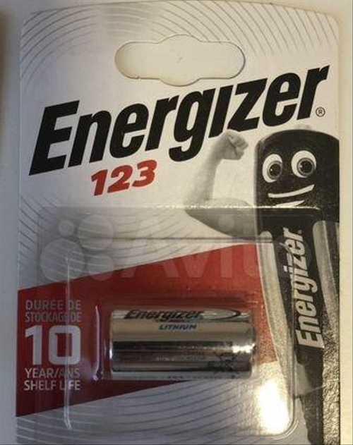 Батарейка Energizer lithium 123