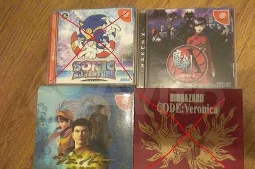 Оригинальные японские диски для Sega Dreamcast
